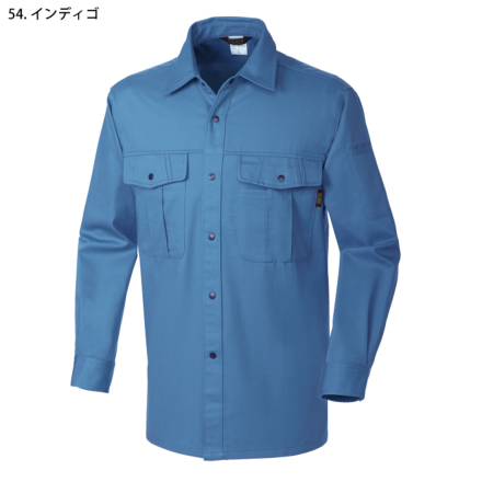 桑和] 5335 長袖釦シャツ 【大サイズ】 | 作業服・作業着や